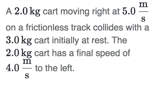 Calculating speed and mass using conservation of momentum (practice ...