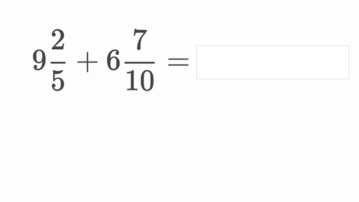Add And Subtract Mixed Numbers With Unlike Denominators regrouping 