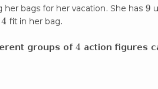 Combinations (practice) | Khan Academy