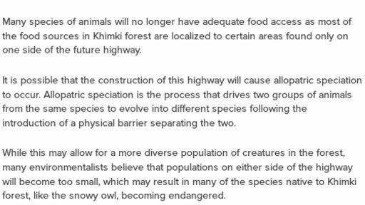 Human impact on animal populations (practice) | Khan Academy