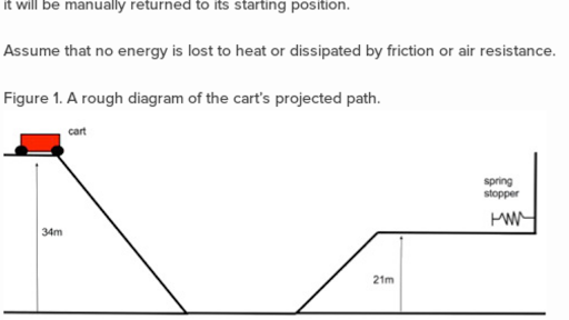 Conservation Of Mechanical Energy Roller Coaster