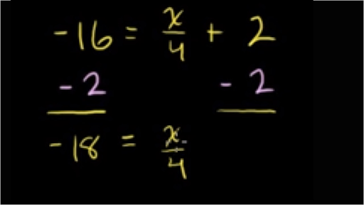 How To Solve Two Step Equations With Negative Numbers - Tessshebaylo