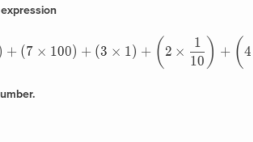 Decimals In Expanded Form practice Khan Academy