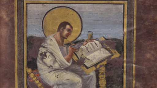 Matthew in the Coronation Gospels and Ebbo Gospels (article) | Khan Academy