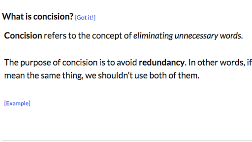 Concision | Quick guide (article) | Lessons | Khan Academy