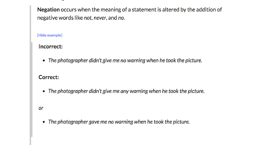 Negation | Quick guide (article) | Lessons | Khan Academy