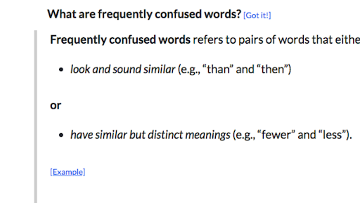 Frequently confused words | Quick guide (article) | Khan Academy