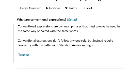 Conventional expressions on the SAT (article) | Khan Academy
