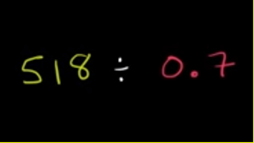 How Do You Divide A Whole Number By A Decimal Without A Calculator 