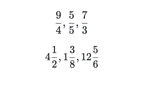 3 1 2 As An Improper Fraction