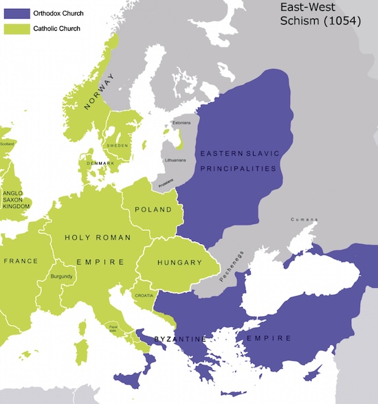 Catholic Reformation Map Protestant Reformation World History