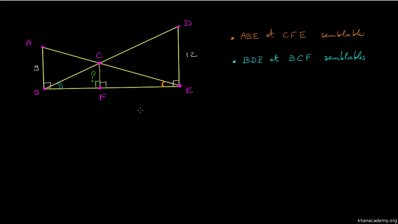 Exercices sur les triangles isométriques et semblables Exercice 1